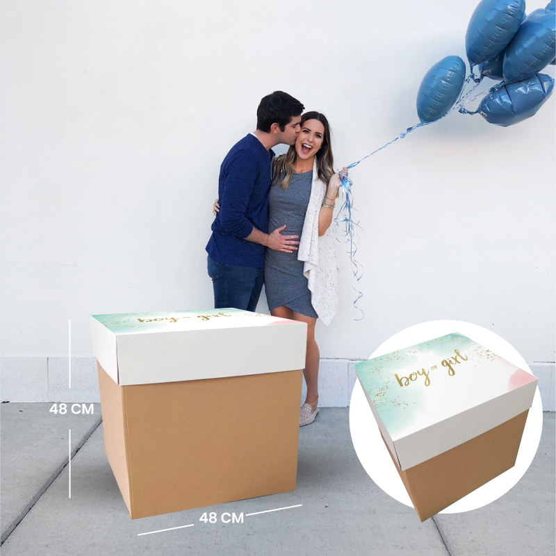 Caja gigante personalizada de 48cm cúbicos