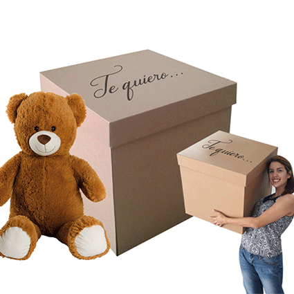 Caja gigante personalizada de 48cm cúbicos
